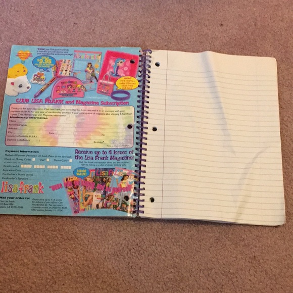 Lisa Frank | Office | Vintage Lisa Frank Notebook Cute Rorie Polar Bear ...